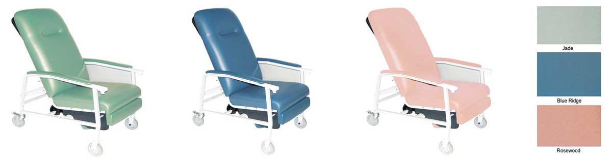 Drive Medical 3 Position Geri Chair Recliner | D574-BR (Blue), D574-J ...