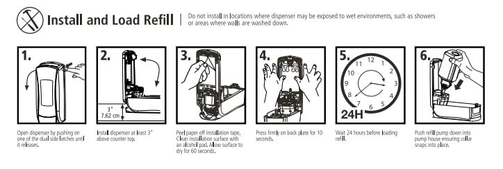 Purell ADX-7 Dispenser - Gojo Hand Sanitizer | Vitality Medical