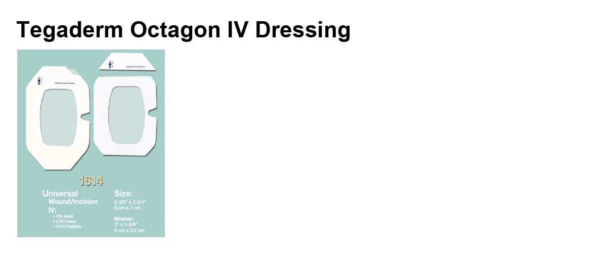 3M Tegaderm IV Transparent Film Dressings w/Border | Rectangle, Oval ...
